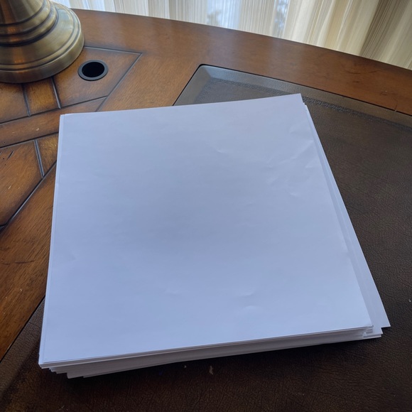 Art | 8100 Sheets Of White Scrapbook Paper | Poshmark